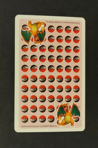 1998 Pokemon Red Charizard Back Snap Poker Playing Card RANDOM PACK ...