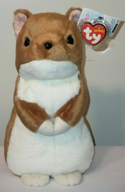 Ty Beanie Baby Large Okojo Japan Excl. 11" Brown Glory Family Stoat ...