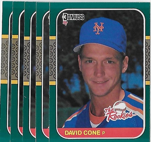 1987 Donruss Rookies David Cone card # 35 *** Gradable *** N.Y.Y. / N.Y ...