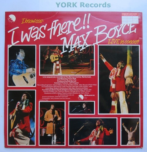 MAX BOYCE - I Know Cos I Was There!! - Excellent Con LP Record EMI MAX ...
