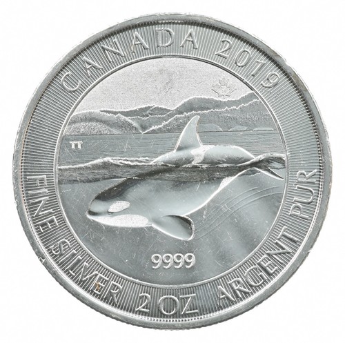 Better Date - 2019 Canada 10 Dollars - 2 Oz. Silver Orca World Coin ...