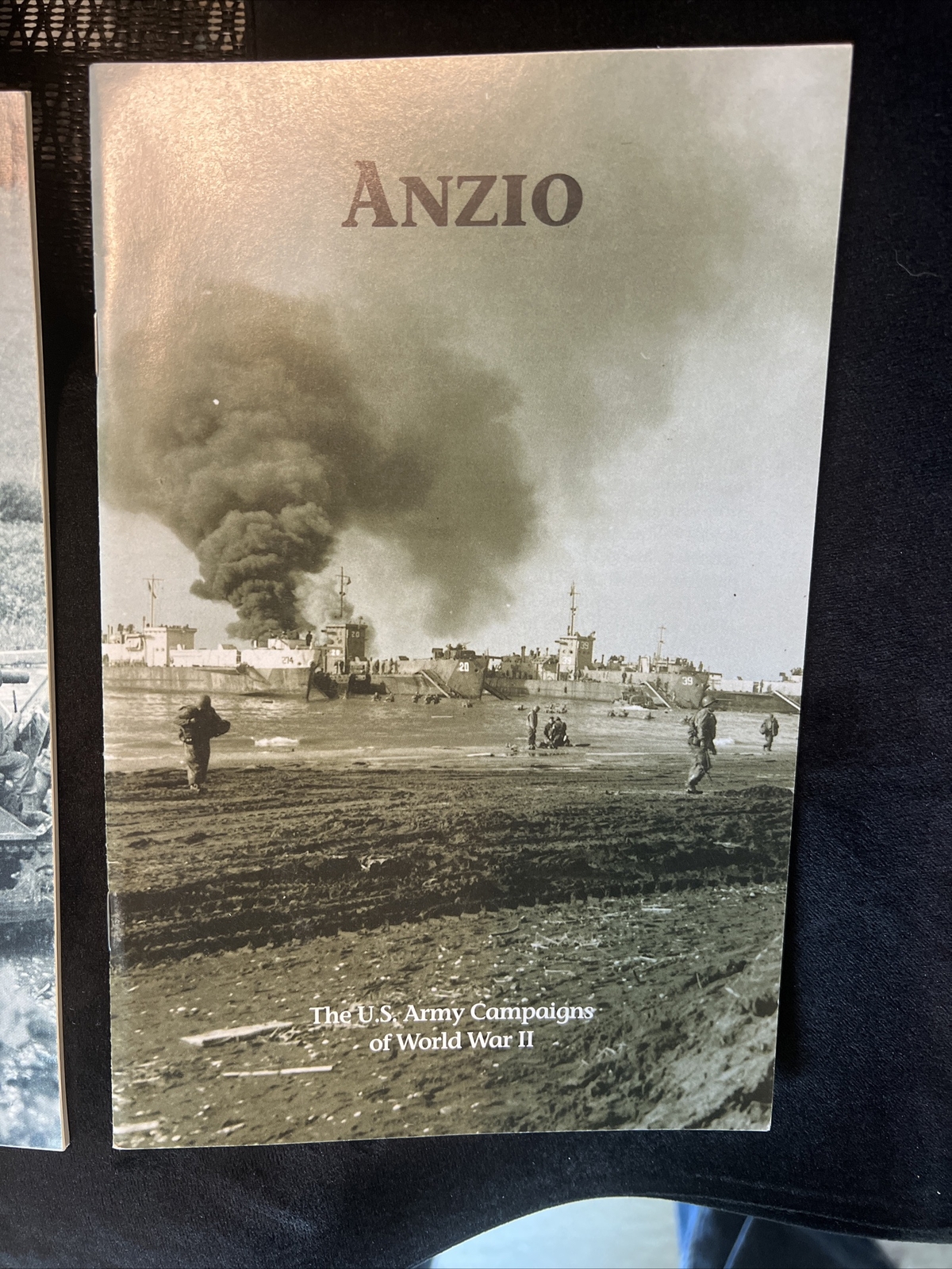 WWII lot of 2 booklets Rhineland Anzio U.S. Army campaigns historical ...