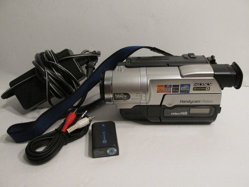 FULLY WORKING SONY CAMCORDER CCD-TRV608 HI8 8MM VIDEO CAMERA TRANSFER ...
