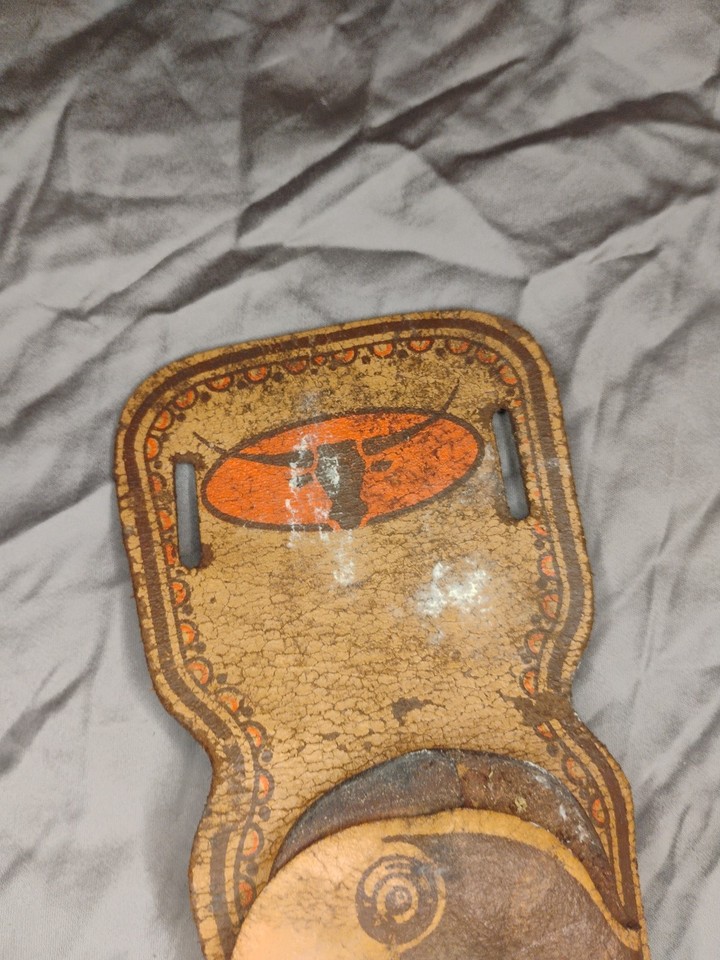 Vintage Toy Cap Gun Leather Metal Holster Western Cowboy | eBay