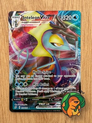 Inteleon VMAX | 050/192 | Rebel Clash | FULL ART | MINT | Pokemon Card ...