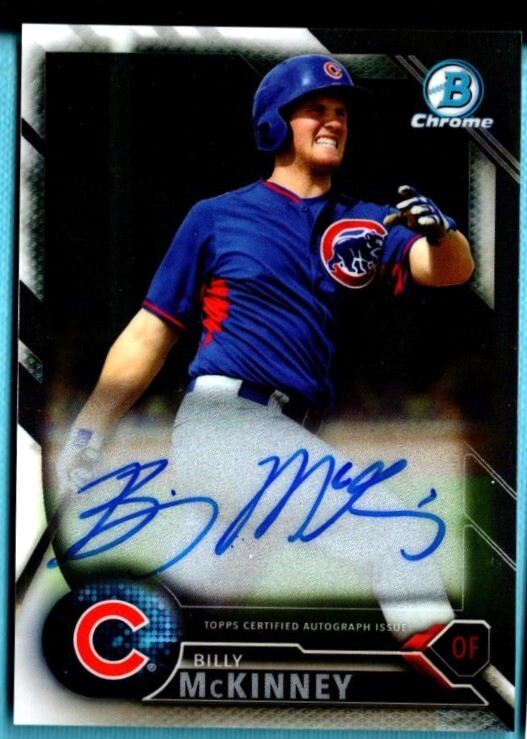 2016 Bowman Chrome Autograph Auto Billy McKinney Card # CPA-BM | eBay