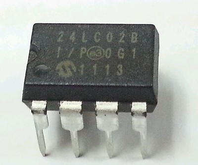 24LC02B-I/P, DIP-8 , 24LC02B , 24LC02 Serial EEPROM , USA seller ,fast ...
