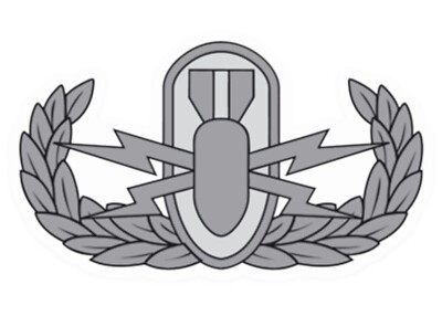 Basic EOD Badge Sticker 4x3in | eBay