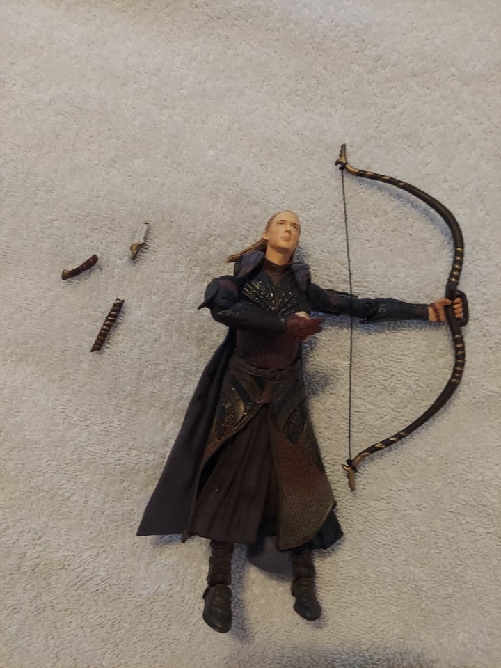 Lord of the Rings The Two Towers Action Figure NLP Inc Marvel Legolas 7 ...