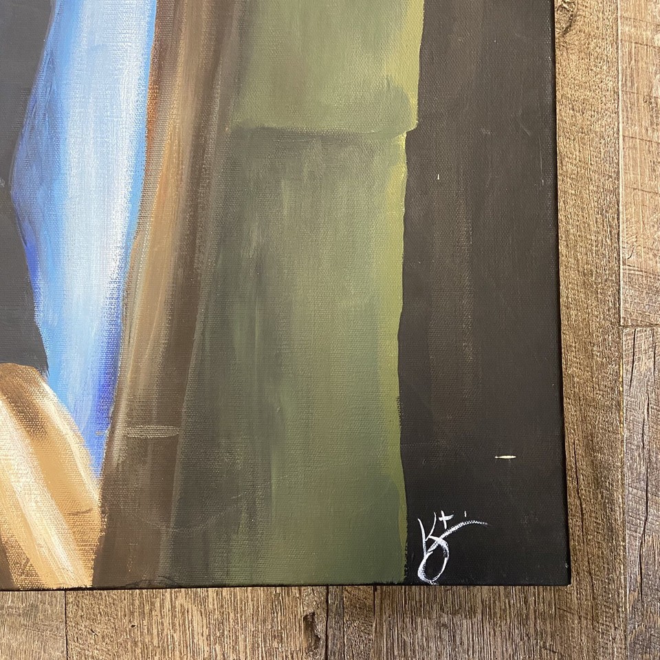 HARVEY Anthropomorphic Giant Rabbit & VETA Oil Painting on Canvas ...