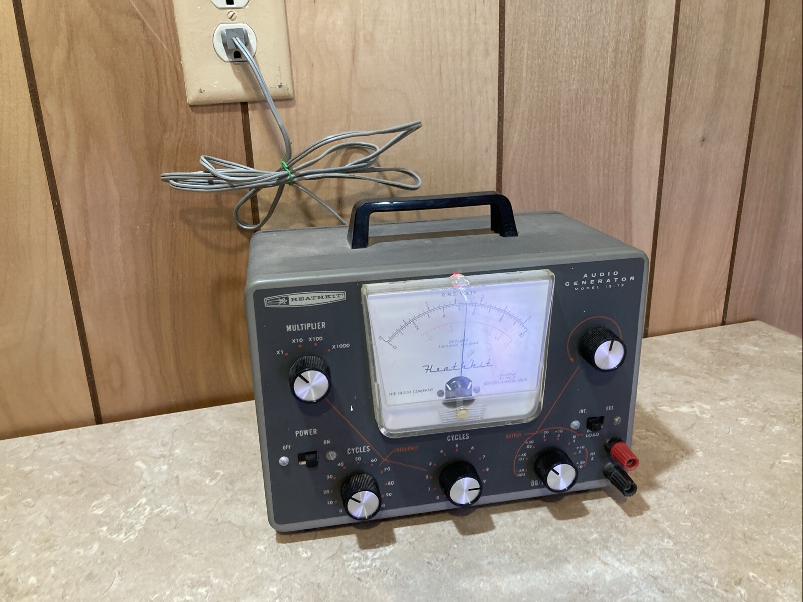 Heathkit Audio Signal Generator IG-72 Tested Good Working All Original ...