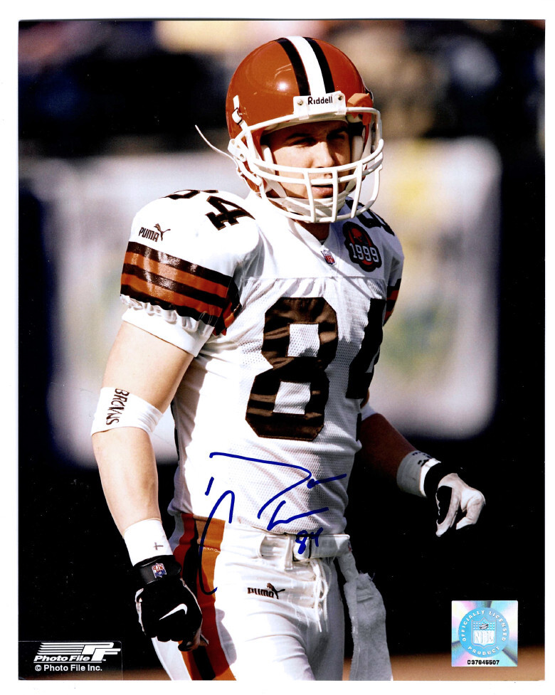 Autographed Darrin Chiaverini glossy 8X10 signed Cleveland Browns ...