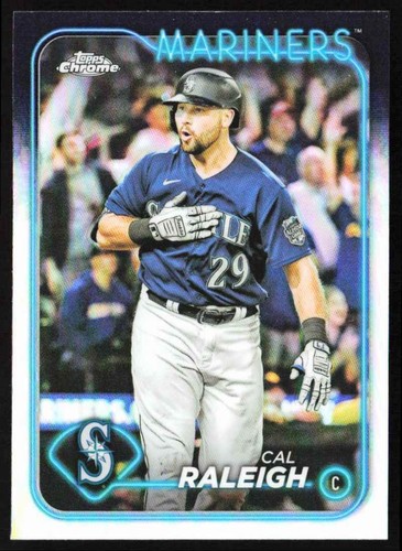 2024 Topps Chrome Refractors Cal Raleigh Seattle Mariners #119 | eBay