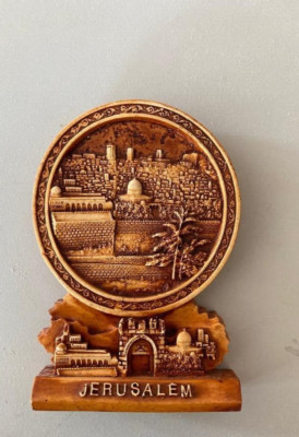 Handmade Stone Engraved Jerusalem City Statue Figurine Decor Islamic | eBay