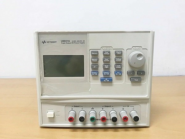 Agilent Keysight U8031A Triple Output DC Power Supply 30v6a / 5v3a for ...