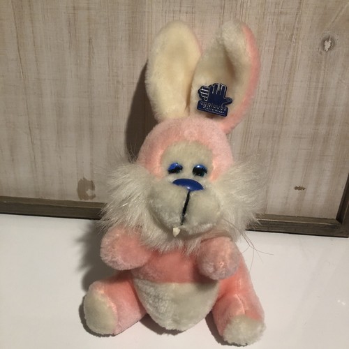 9" VINTAGE APPLAUSE PINK BUNNY RABBIT STUFFED ANIMAL PLUSH TOY | eBay