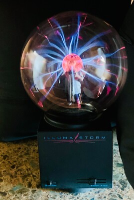 Realistic Illuma Storm 8" Plasma Ball Globe Bulb - Reacts to Touch and ...