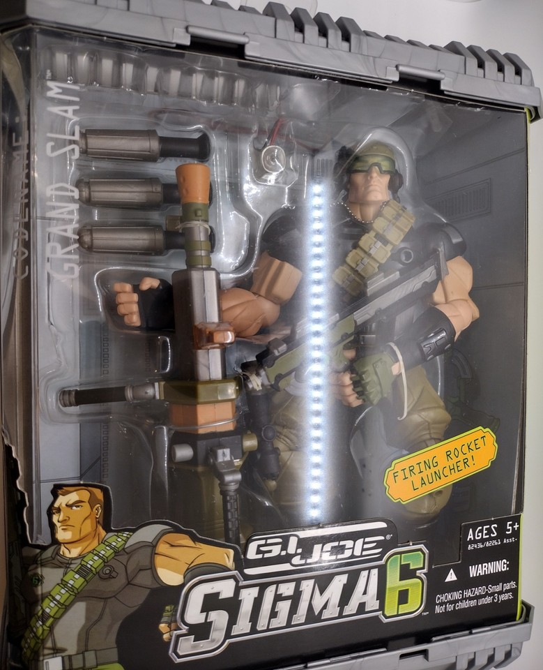 GI Joe GRAND SLAM figure Sigma 6 classified G.I. JOE ARAH Firing Rocket ...