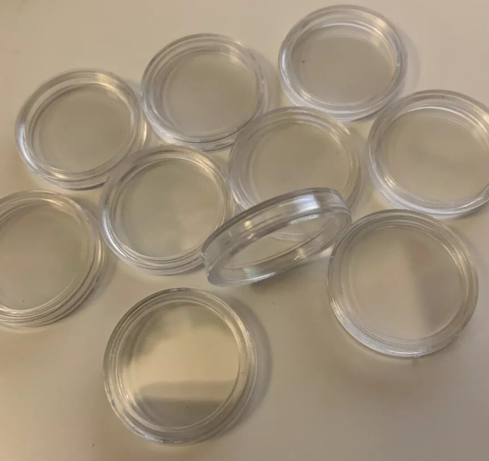 10 X 25mm Full Gold Sovereign Plastic Coin Cases Storage Capsules | eBay UK