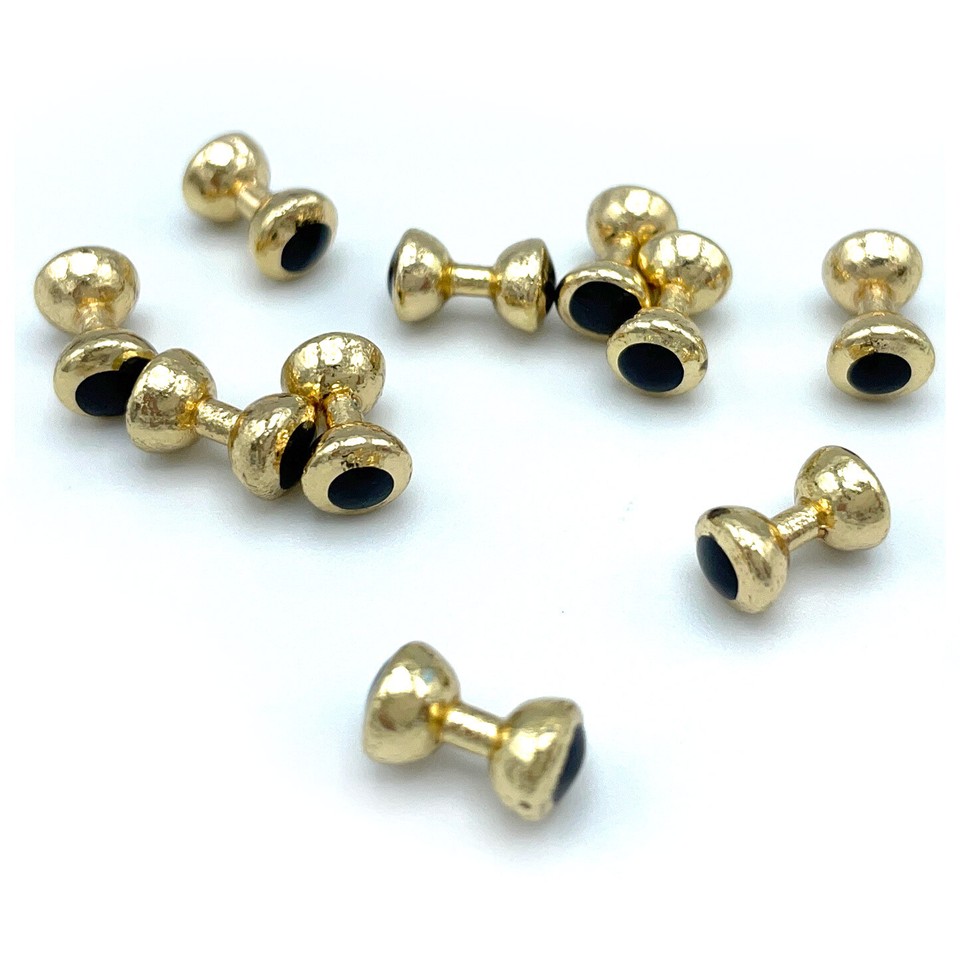 PAINTED LEAD EYES - Hareline Fly Tying Dumbbell Eyes Jig Fishing - 6 ...