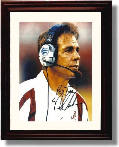 16x20 Gallery Frame Alabama Crimson Tide Football Nick Saban Headset ...