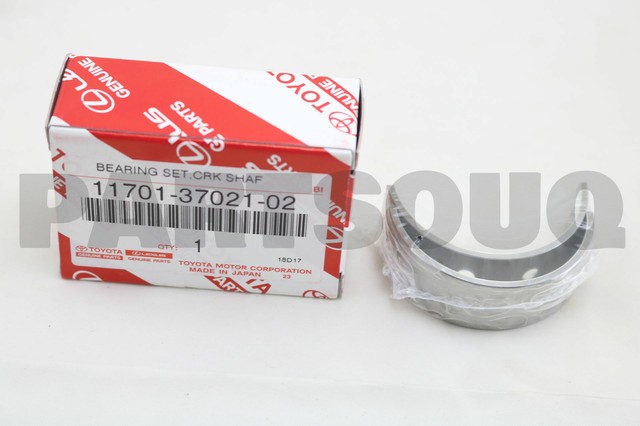 117013702102 Genuine Toyota BEARING, CRANKSHAFT 11701-37021-02 | eBay