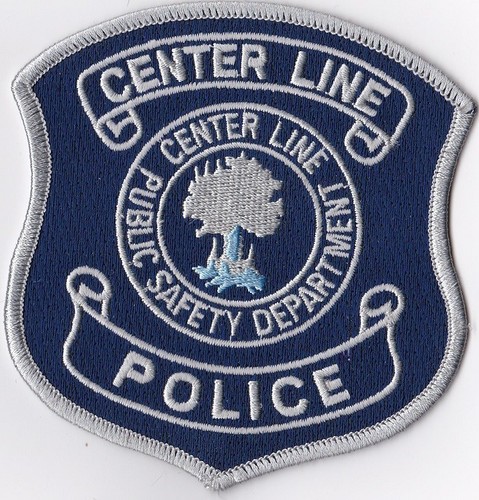 Center Line Public Safety Dept. white border MI Police Michigan Patch ...
