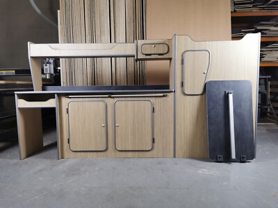 LWB VW Transporter T4 T5 T6 Lightweight Camper Kitchen Cabinets ...