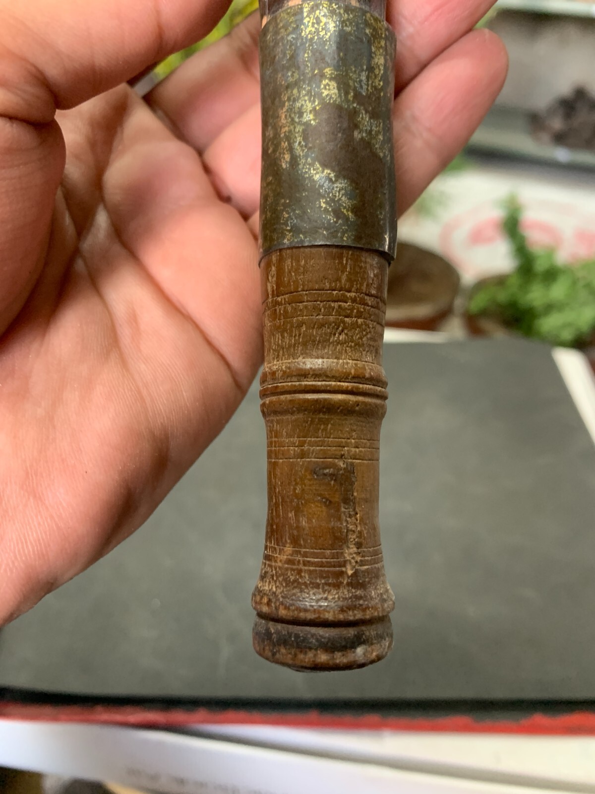 Mughal Antique Old Handcrafted Wooden & Brass Made Smoking Hookah ...