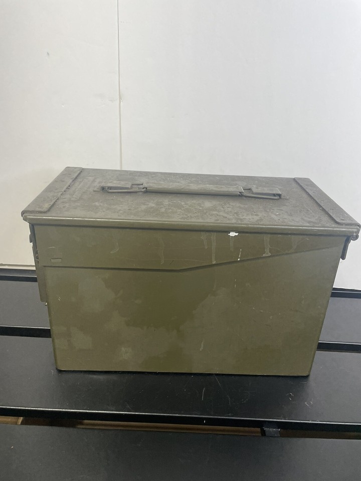 WWII Military Ammo Box 620 Cal .30 Cartridges Blank M1909 Cartons ...