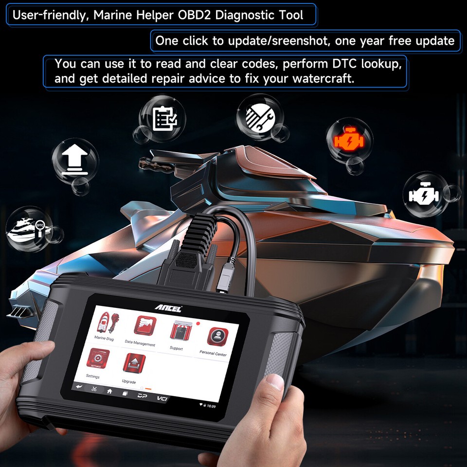 For Suzuki Outboard Engines Boat Full System Marine Diagnostic Tool ...