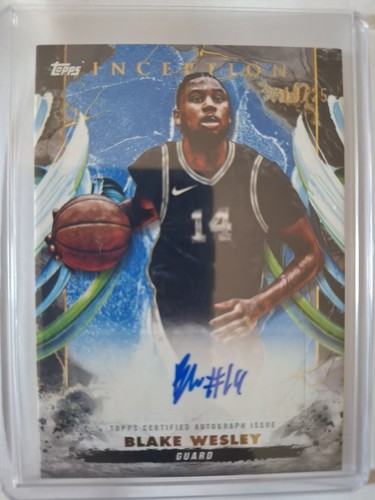 Blake Wesley 24-25 Topps Inception Blue Auto /25 | eBay