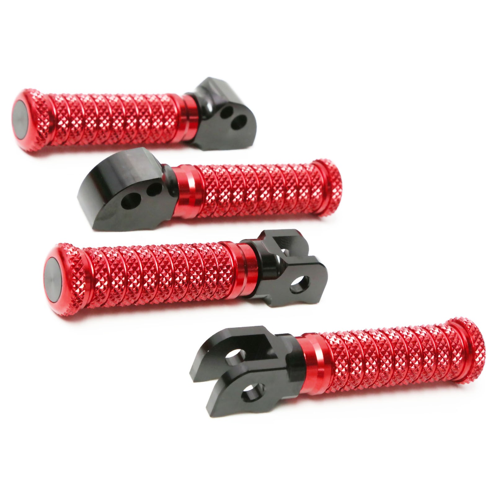 Billet Rider Passenger Footrests M-Grip For Bonneville T100 17 18 19 20 ...