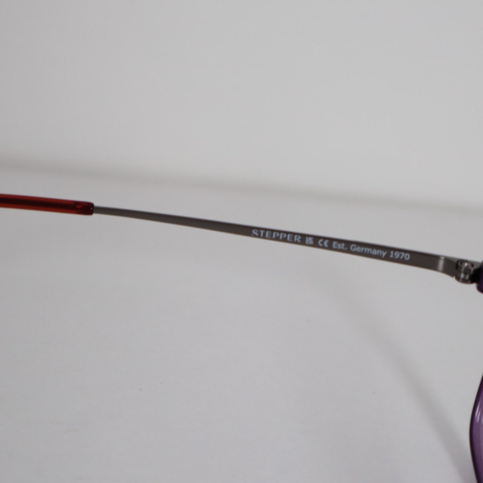 Stepper SI-30059 F820 Purple Full Rim Titanium Eyeglasses Frames 52-13 ...