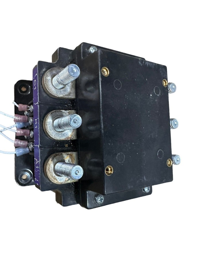 MILITARY 3 POLE GENERATOR MAGNETIC CONTACTOR 350 AMP POWER RELAY CT350E ...