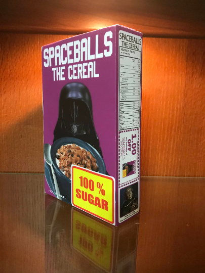 Spaceballs the Cereal - custom replica prop box + Spaceballs Card set ...