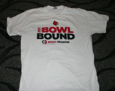 Louisville Cardinals Football team issued white Bowl Bound white shirt ...