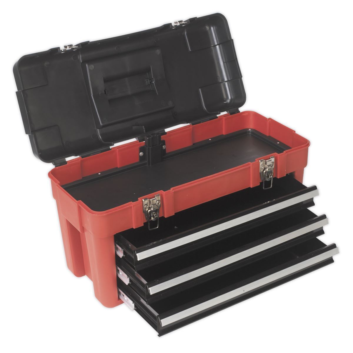 Sealey AP1003 Portable 3 Drawer Tool Box - Red for sale online | eBay