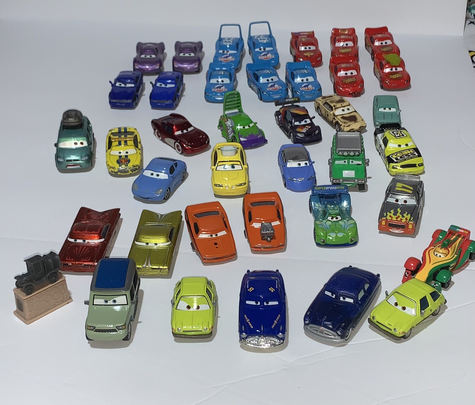 Lot of 2 Disney Pixar Cars Rasta Carian Monster Truck and Mator ...