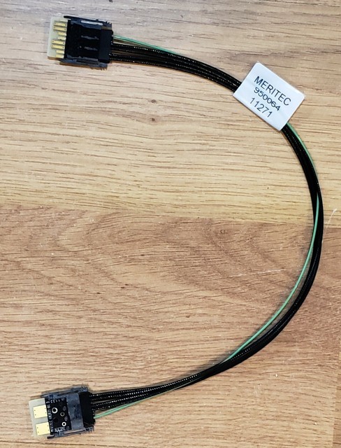 Meritec 950064 VPX-VPX 1STK 5LNS Odd-Odd 4 Coax A,B,C,F/1HU IN I Cable ...