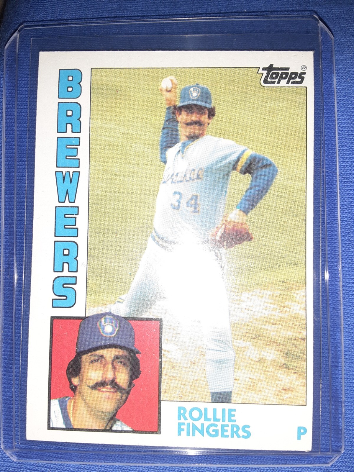1984 Topps Rollie Fingers Baseball Card #495-Mint FREE SHIPPING MVP HOF ...