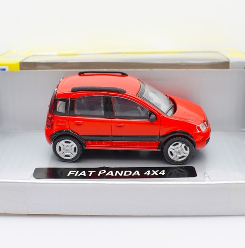 Miniature Voiture Fiat PANDA 4X4 1:43 Diecast Véhicules Modélisme Red ...
