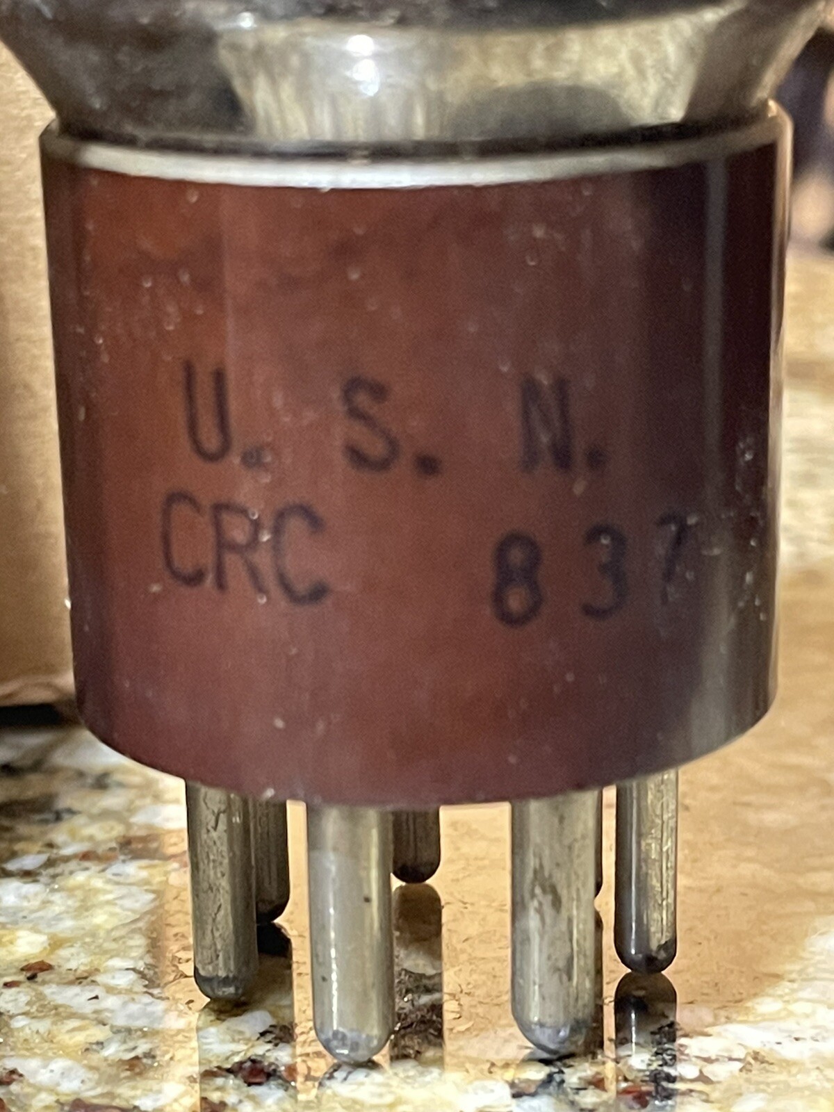 2 vintage power tubes RCA CRC 837 US Navy With Boxes Tested Good On ...