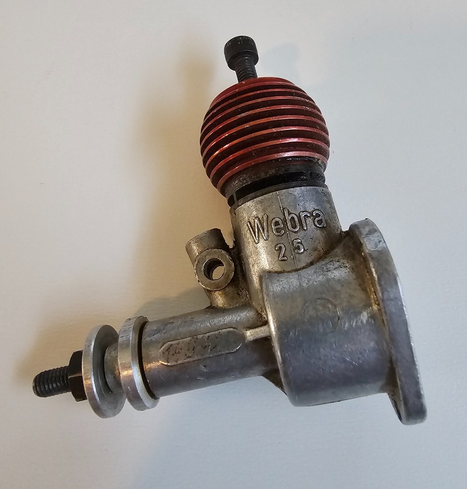 Webra 2.5 Diesel Model Airplane Engine Control Line | eBay