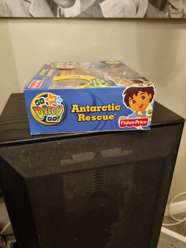 NICKELODEON Go Diego Go Polar Bear Fox Seal Animals figure set wth fact ...