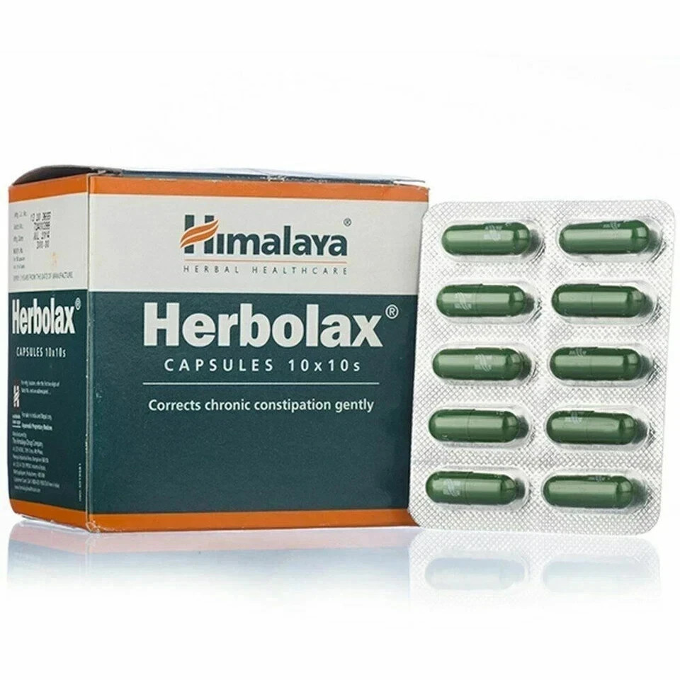 Himalaya Herbolax Caps For Natural Digestive Support 300 Capsules FREE ...
