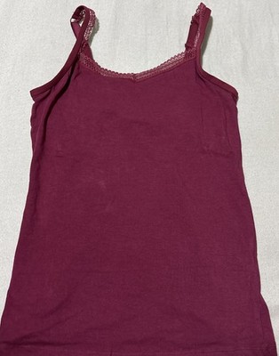 M&S COTTON RICH SECRET SUPPORT VEST IN ROWAN Size 10 | eBay UK