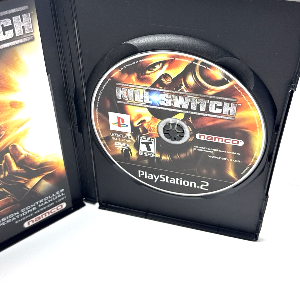 Kill Switch Sony PlayStation 2 PS2 VGC Mint Disc CIB Complete + Manual ...