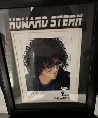 HOWARD STERN AUTOGRAPHED FRAMED PROMO 8X10 (JSA CERT) | eBay