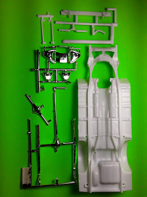 1957 Chevy Bel Air 1/25 Frame Chassis Chrome Axle Rear End Front ...